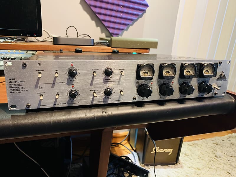 Behringer T1953 Tube Ultragain Microphone / Line Preamp Rack | Reverb