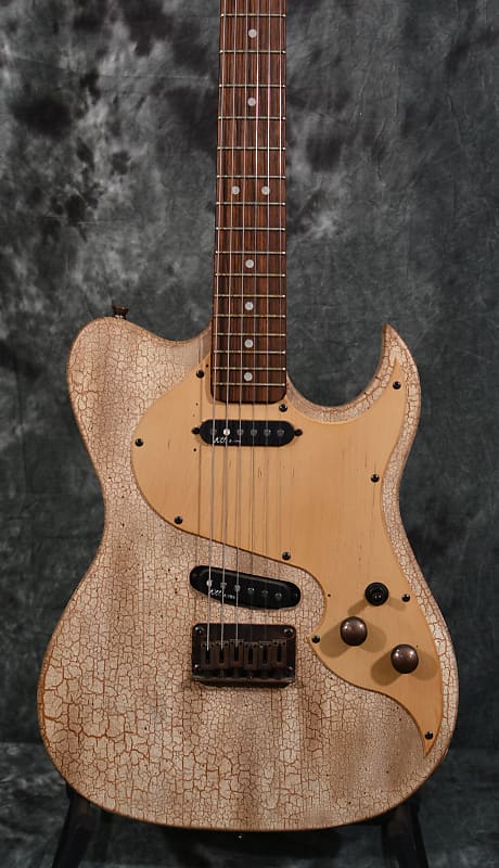 AXL Guitars Badwater EL Dorado Desert Crackle Telecaster w/ | Reverb