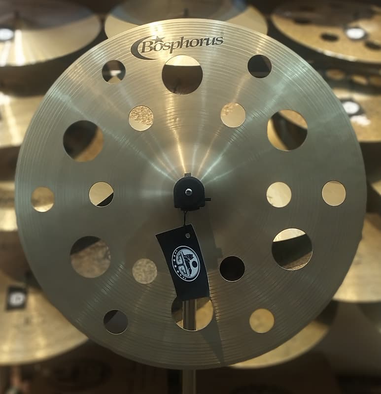 Bosphorus Cymbals 17" Traditional FX 18-Hole Crash (958 gram) | Reverb