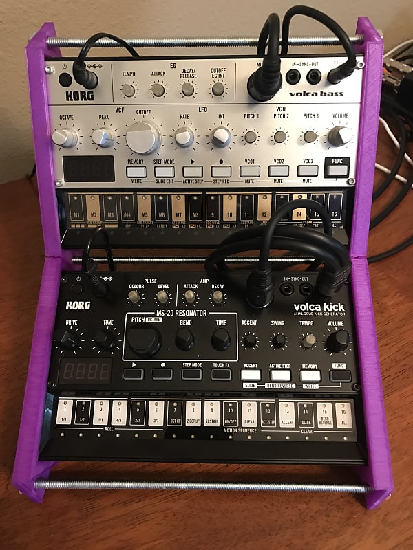 3D Synth Korg Volca Stand Purple | Reverb