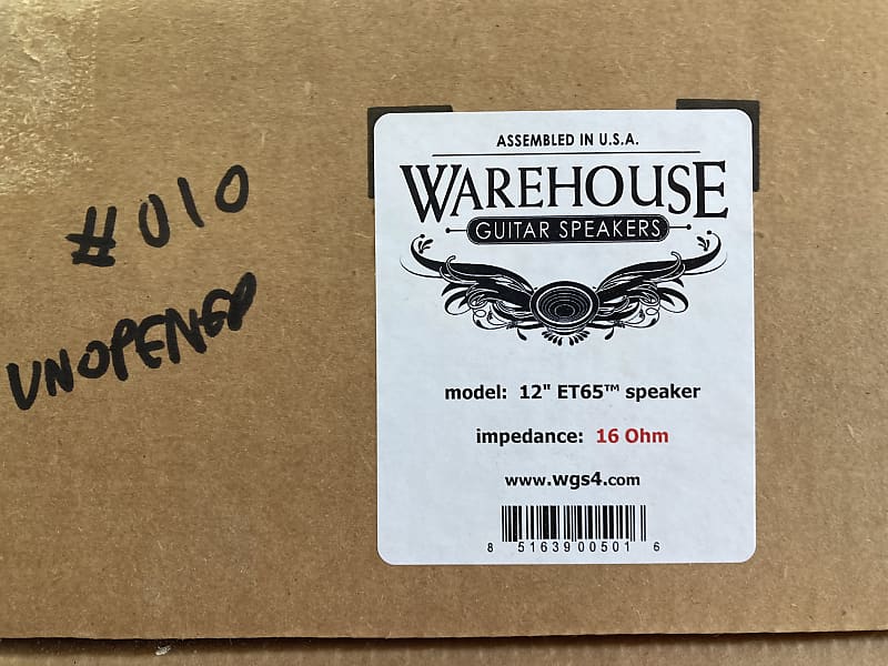 WGS 12" et65 16ohm 2000's | Reverb UK