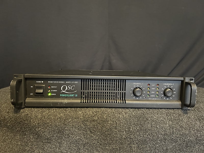 QSC Powerlight 1.8 2-Channel Power Amp 1800-Watt Professional | Reverb