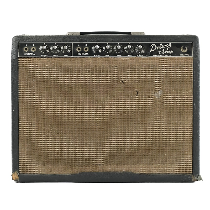 Fender Deluxe Amp (Non-Reverb Black Panel) Owned by | Reverb Australia