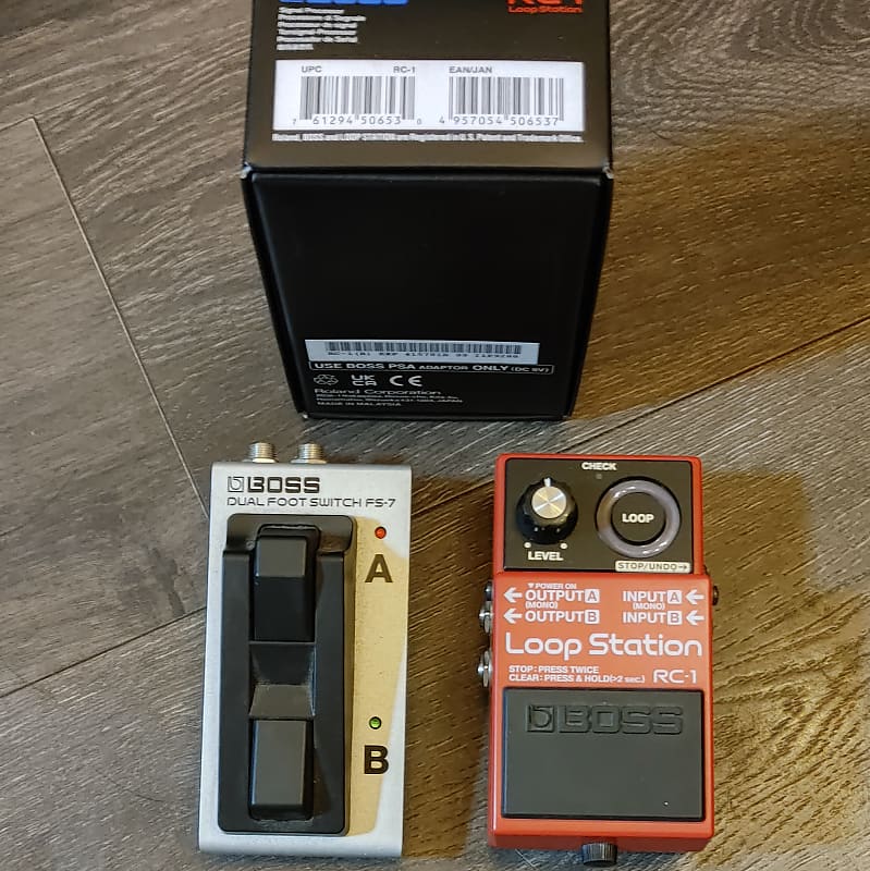 Boss RC-1 Loop Station and FS-7 Bundle! | Reverb