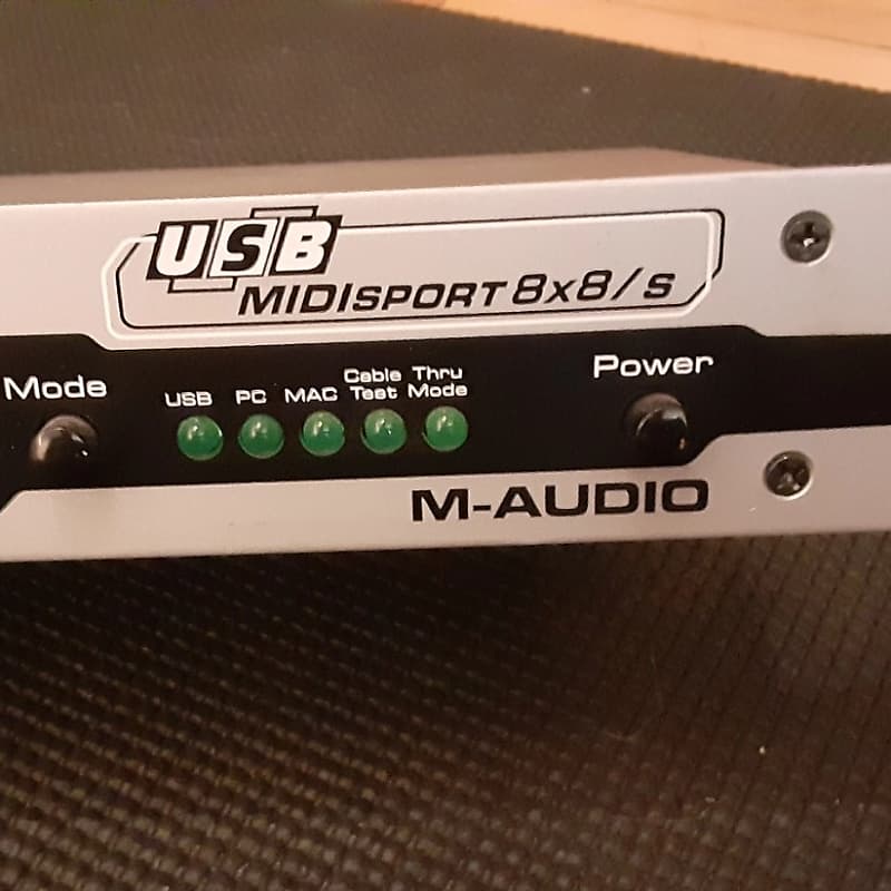 M-Audio USB MIDISport 8x8 2000s Silver | Reverb