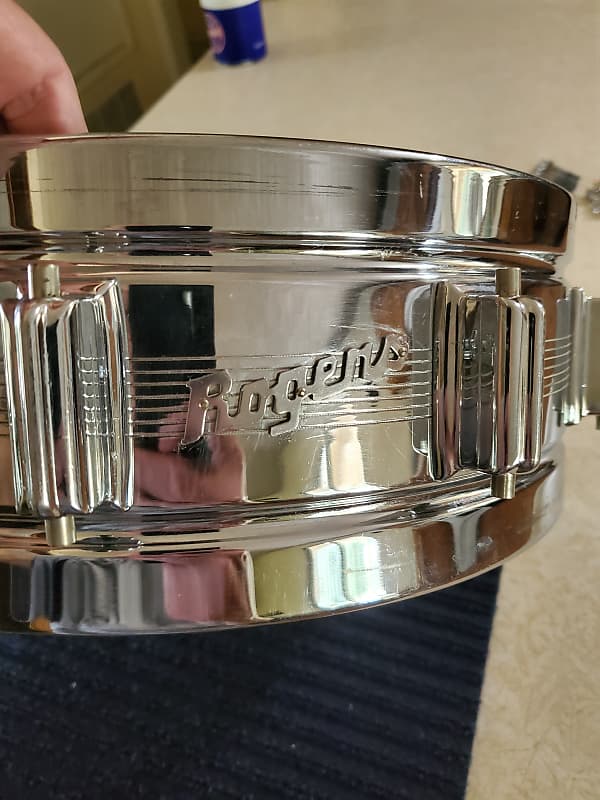 Rogers 1960s 5X14 Dyna-Sonic 7-Line COB Snare Drum Shell | Reverb