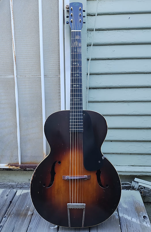 Vintage 1930s Regal Acoustic Archtop Guitar - Carved Spruce | Reverb