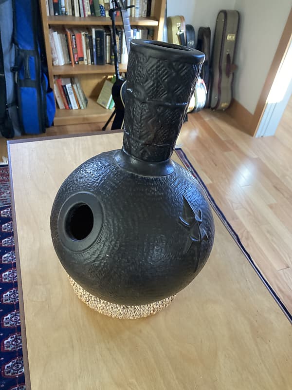Latin Percussion Udu Drum 1990's Model with Lizard Design | Reverb