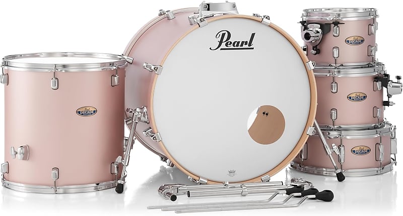 Pearl Decade Maple 5 Piece Shell Kit -Rose Mirage | Reverb
