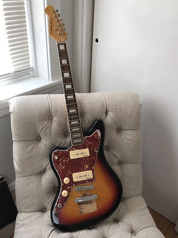 Left-Handed Jazzmaster Harley Benton 2010s Sunburst | Reverb