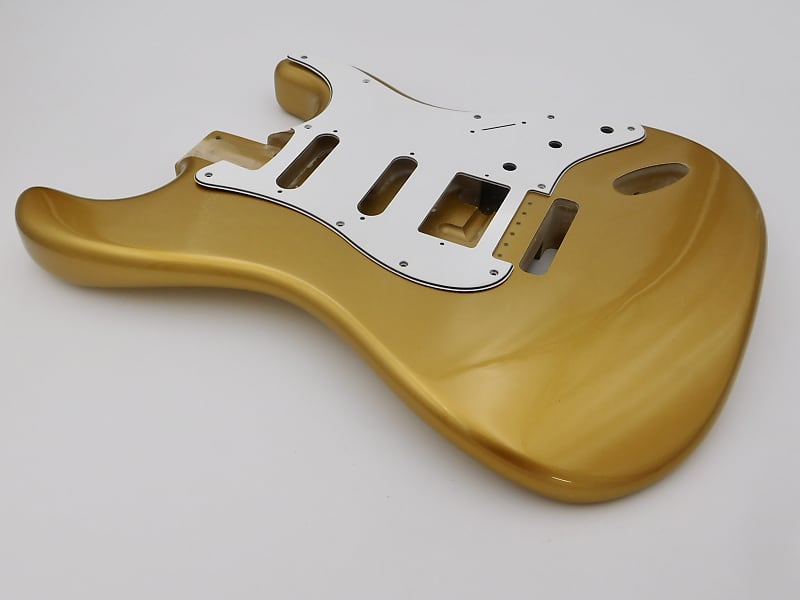 3lbs 15oz BloomDoom Nitro Lacquer Aged Relic Firemist Gold | Reverb
