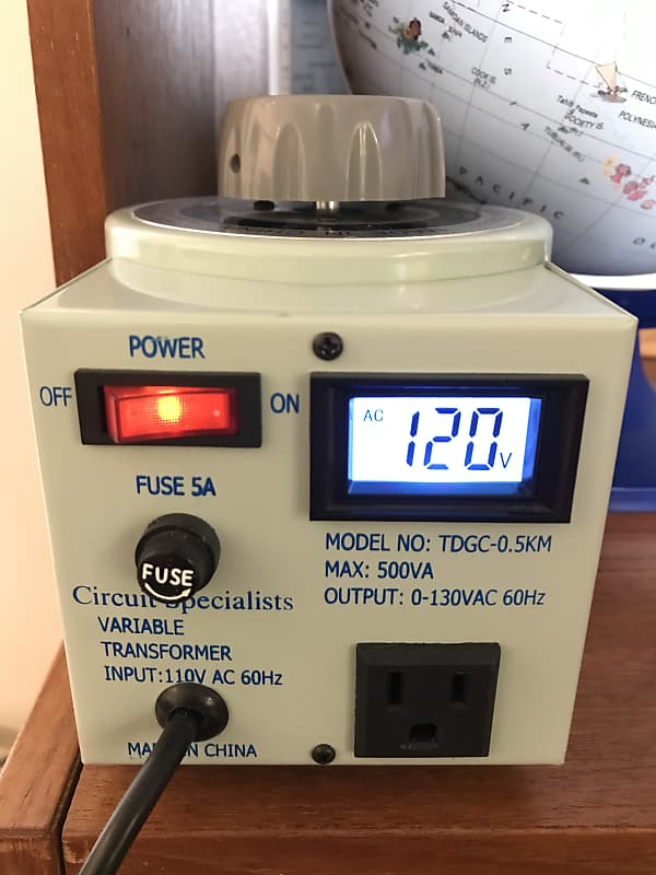 Circuit Specialists 5 AMP Variac - VARIABLE OUTPUT | Reverb