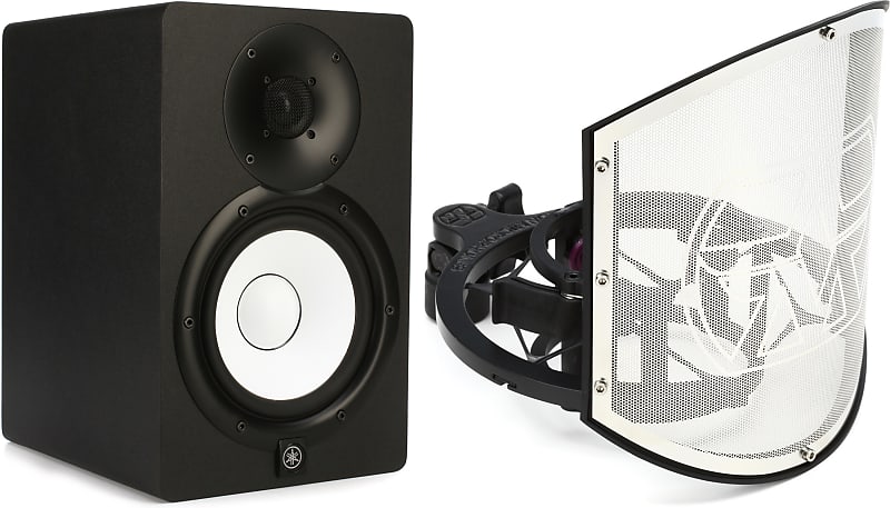 Yamaha HS7 6.5 inch Powered Studio Monitor - Black Bundle | Reverb