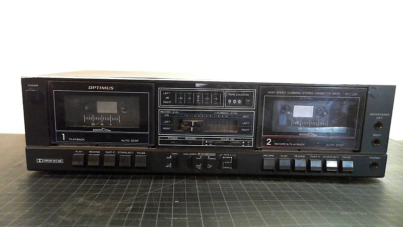 Optimus/ Radio Shack SCT-74 1988–1992 - Black | Reverb