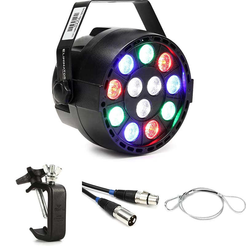 Eliminator Mini Par RGBW LED Fixture Essentials Bundle | Reverb