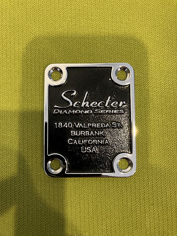 Schecter Neck Plate 2008 | Reverb