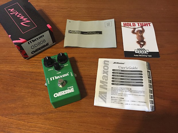 Maxon OD808 overdrive pedal 2014 Green | Reverb Australia