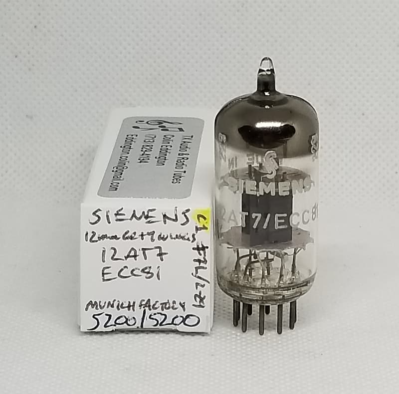 Siemens 12AT7 / ECC81 Perfectly Balanced Single NOS 12AT7 | Reverb