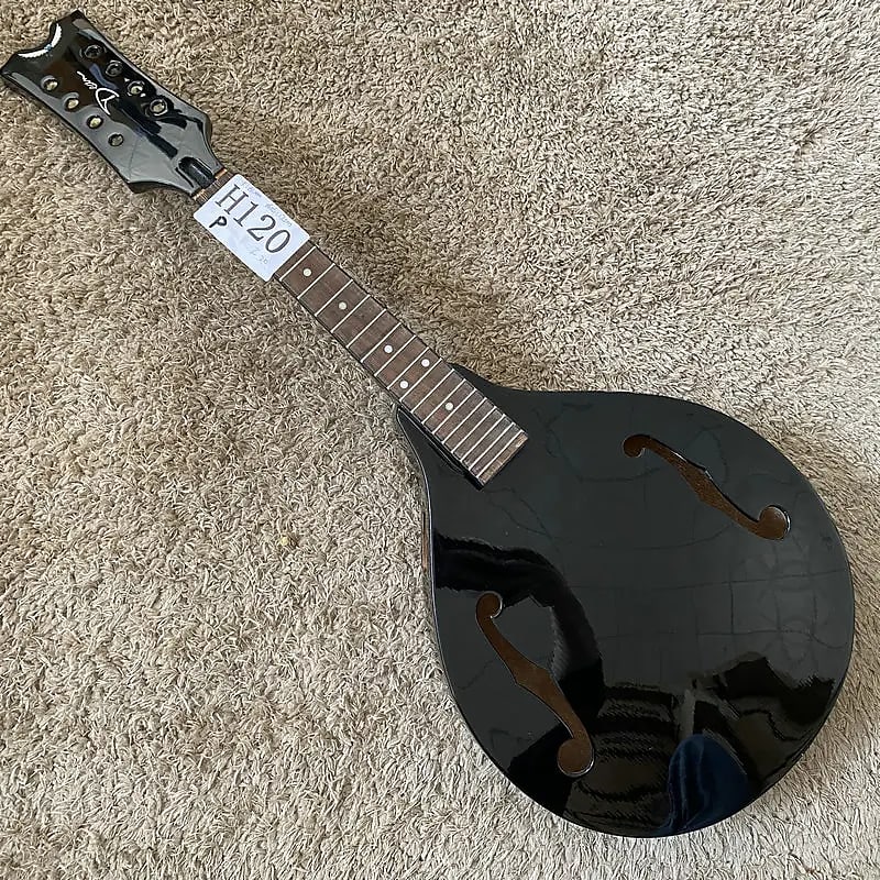 Dean Black 8 String Mandolin, Mahogany Neck, Rosewood | Reverb