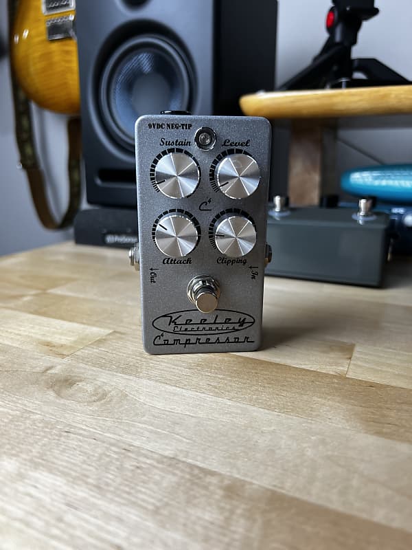 Keeley C4 4-Knob Compressor 2010s - Silver | Reverb