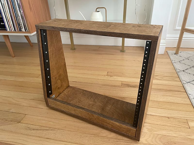 Shady Maple Woodworks Studio Rack - Slanted 8U | Recording | Reverb