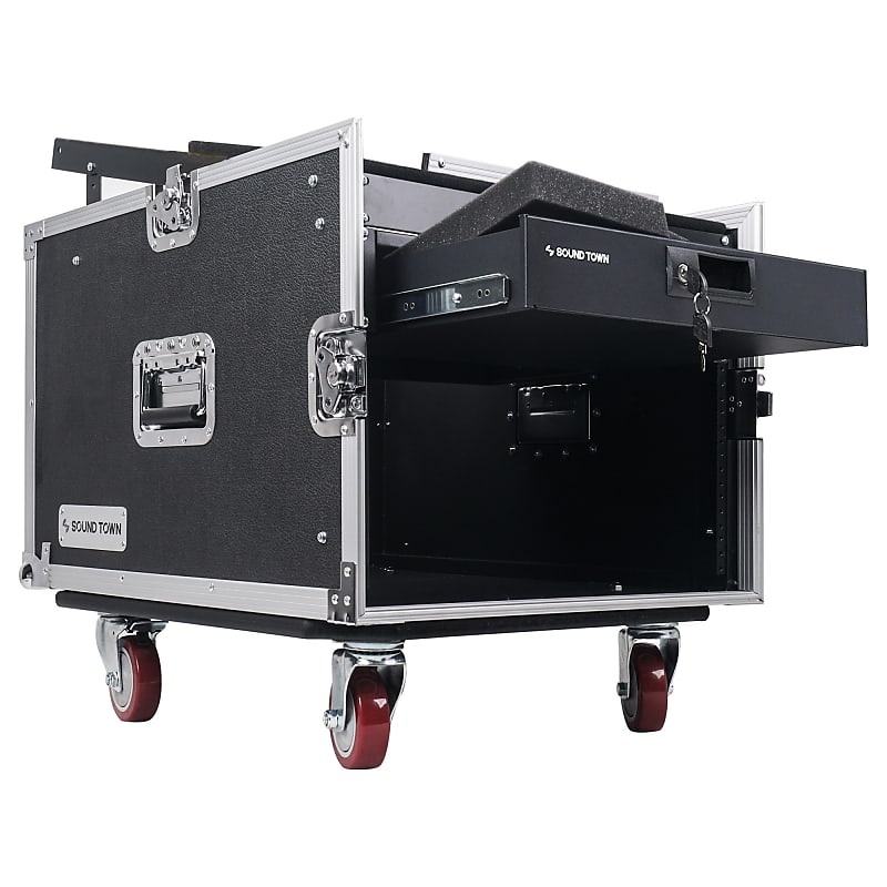 STMR-8D2 | 8U PA DJ Pro Audio Rack/Road ATA Case w/ 11U Slant | Reverb
