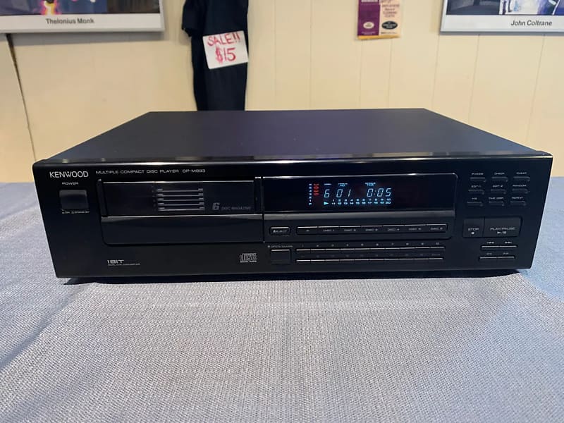 Kenwood DP-M993 CD Changer * 6 Disc Cartridge * - Black | Reverb