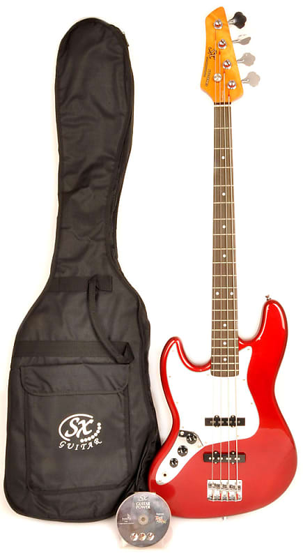 SX Left Handed 4 String Bass Guitar Ursa 2 RN CAR Left Handed | Reverb