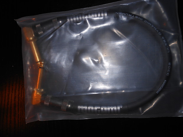 Mogami Platinum Guitar/Pedal Black/Gold 3302 Ultra Dynamic | Reverb