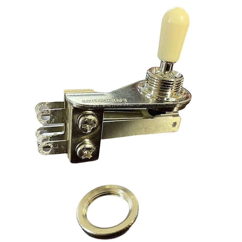 Switchcraft Right Angle 3-way Toggle Switch Chrome | Reverb