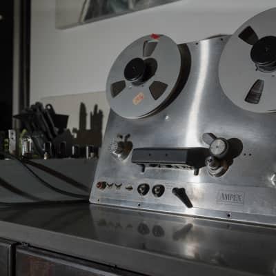 Vintage Ampex 350 Reel 2 Reel Tape Machine Set Mic Preamps | Reverb