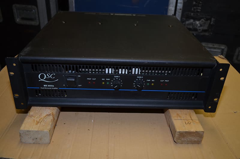 QSC MX3000A MX 3000A MX 3000 MX3000 AMPLIFIER AMP | Reverb