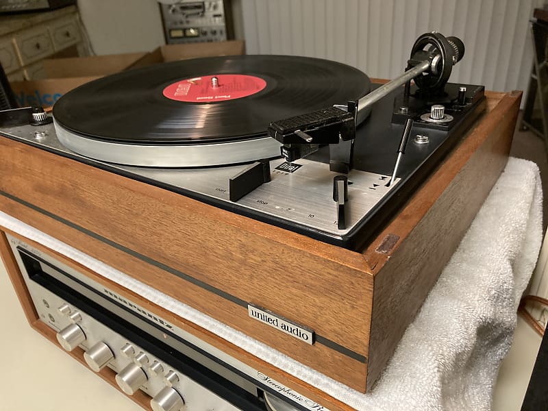Dual 1219 Rare 1970 Walnut plinth | Reverb