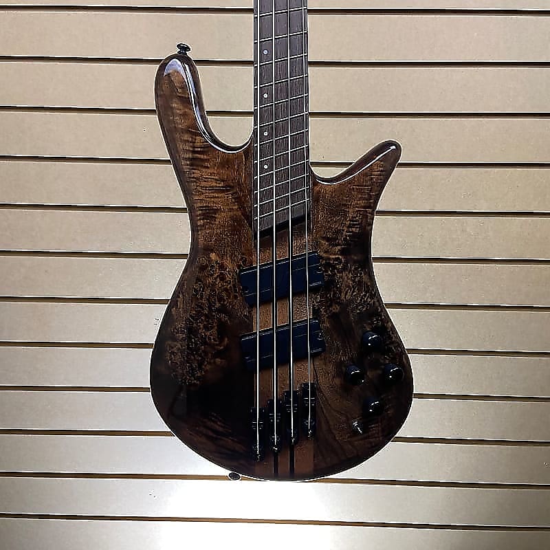 Spector NS Dimension 4 Bass Guitar - Super Faded Black Gloss | Reverb