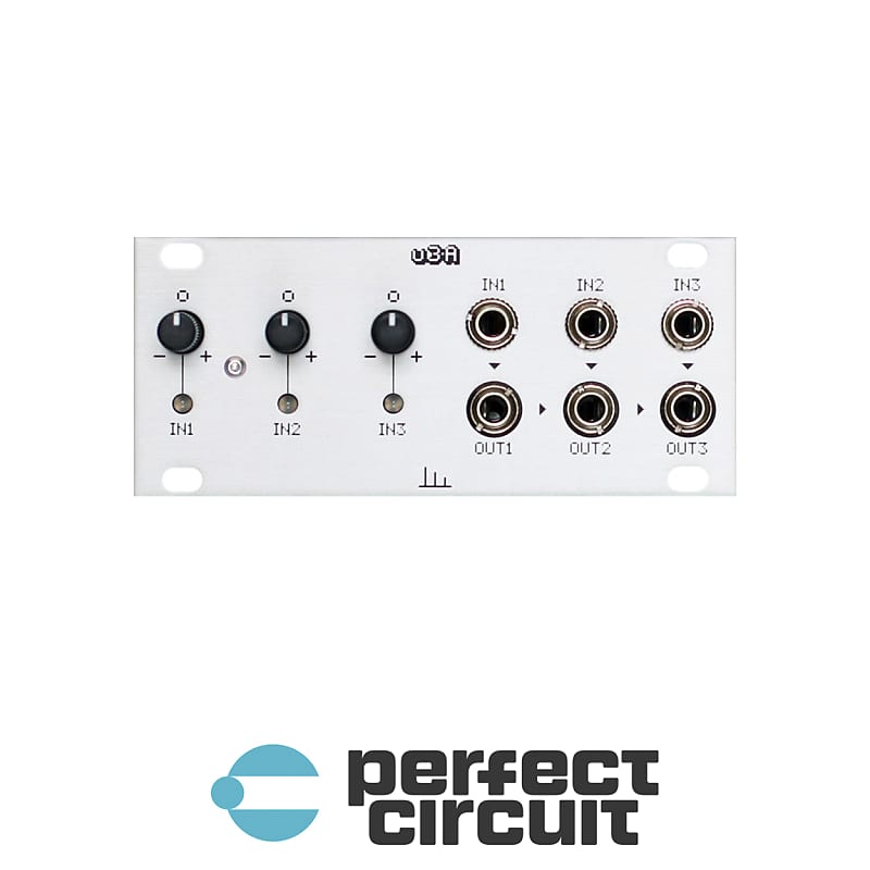 Transient Modules u3A Triple Attenuverter - 1U | Reverb