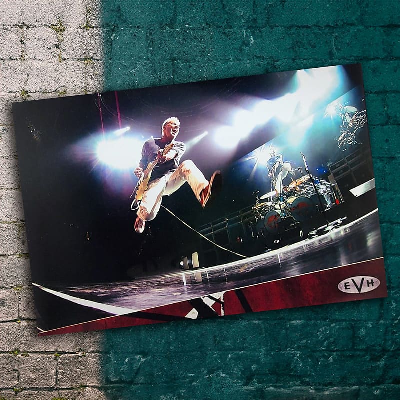 EVH EDDIE VAN HALEN POSTER RARE LIMITED EDITION ORIGINAL | Reverb