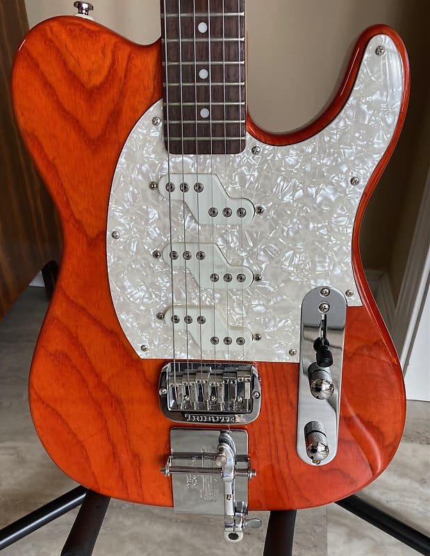 Will Ray owned G & L - 2005 Will Ray Tribute clear orange | Reverb