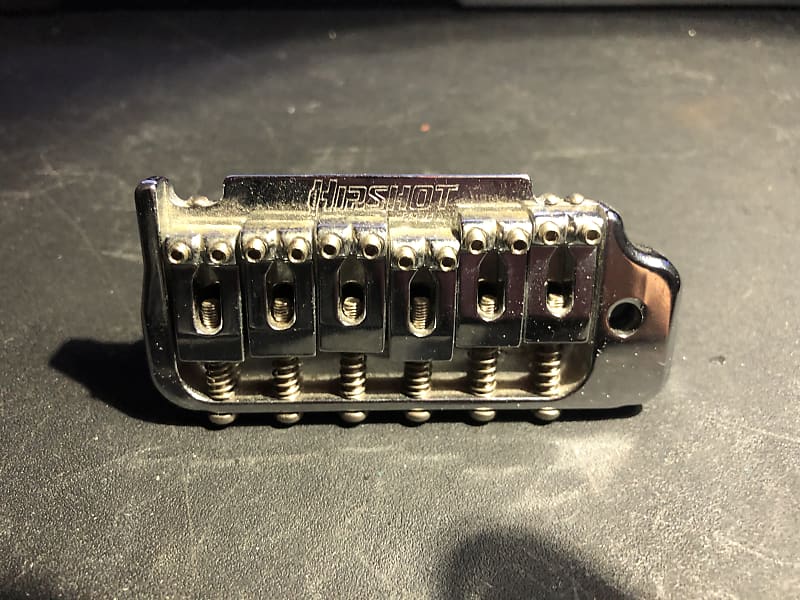 Hipshot 2 point tremolo bridge chrome | Reverb