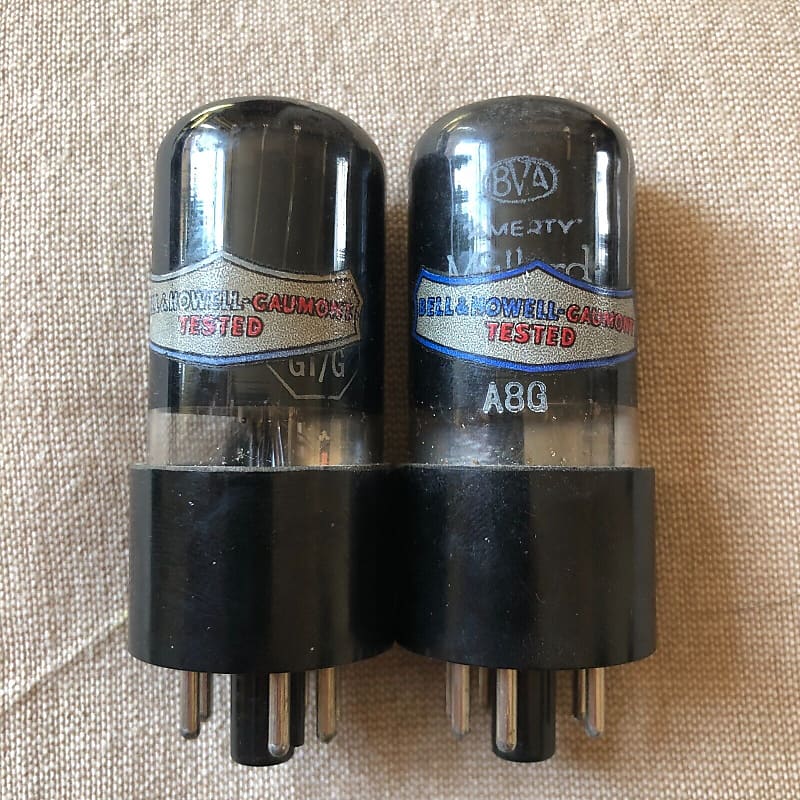 Pair of matching Mullard USA 6v6GT fender champ / deluxe | Reverb UK