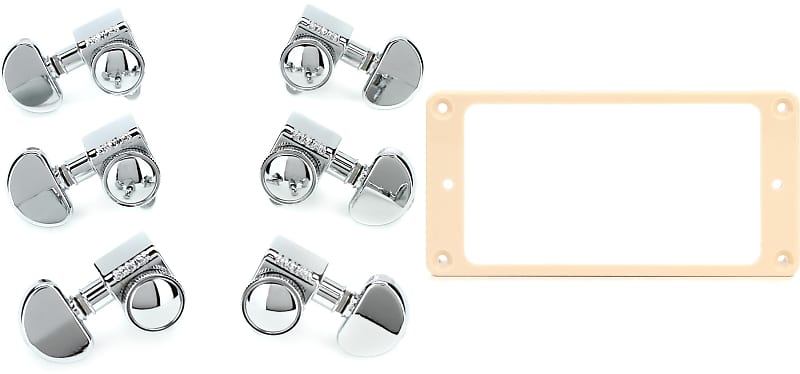 Grover 502C Roto-Grip Locking Rotomatic Tuners - 3+3 Chrome | Reverb