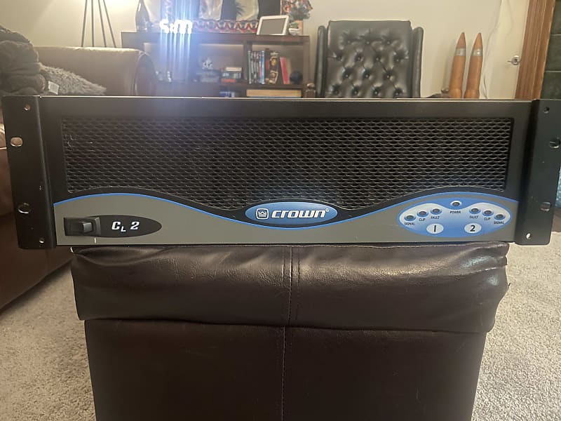 Crown CL2 Power amplifier 660 Watts into 4 ohms | Reverb