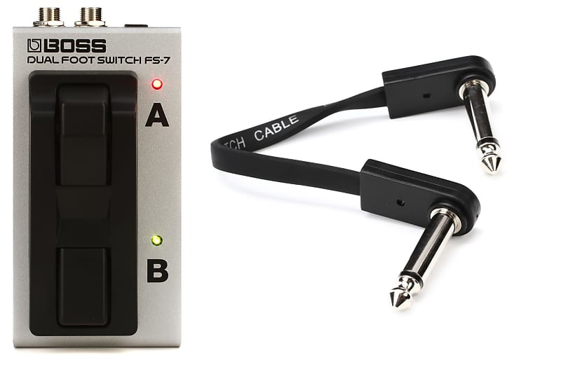 Boss FS-7 Dual Foot Switch Bundle with EBS PCF-DL10 Deluxe | Reverb