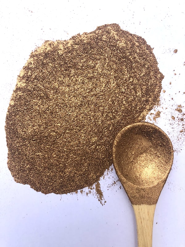 Crescent Bronze powder #256 for Lespaul Goldtop Finish | Reverb