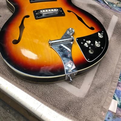 1960's Teisco Japan 335 Style Loaded Body as shown in pics. | Reverb