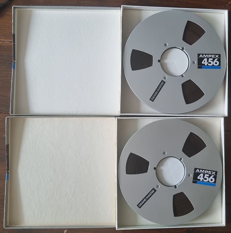 2x Ampex 1/2 INCH 456 TAPE (10 Inch Reel) | Reverb