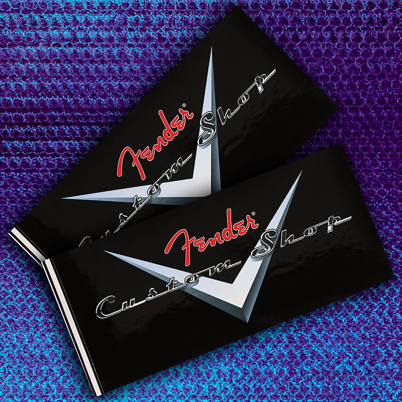 FENDER CUSTOM SHOP STICKER (2 PACK) INSANELY RARE LIMITED | Reverb