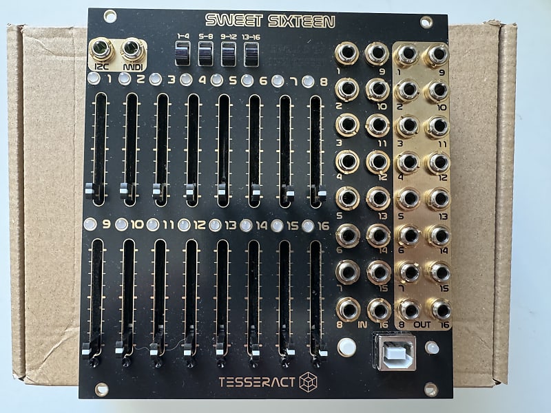 Tesseract Modular Sweet Sixteen Mk2 MIDI/i2C/CV Controller | Reverb