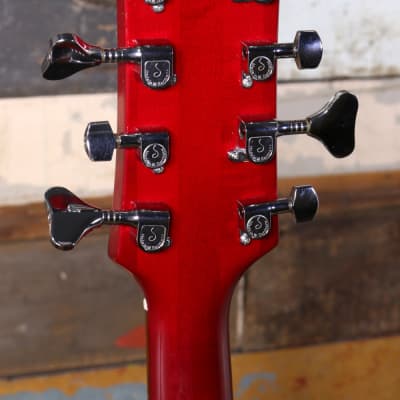 1987 Hamer USA B8S 8-String Bass Red | Reverb