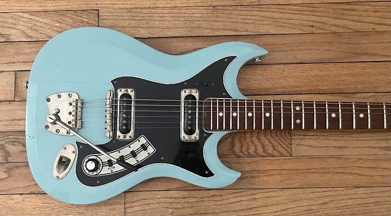 Hagstrom II 1965 - Blue New Frets Setup New GigBag | Reverb