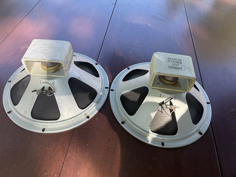 1956 Rola Ten Inch Alnico Speaker Pair | Reverb